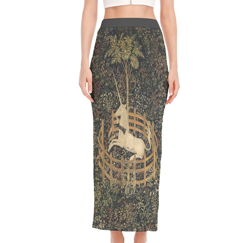 Fantasy Art Print Skirt - Etsy UK