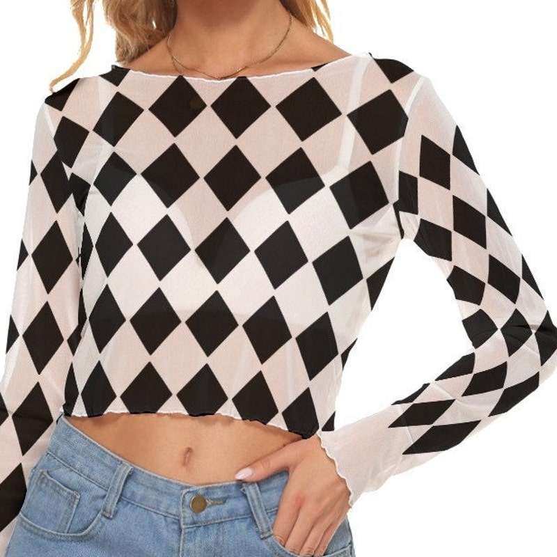 Diamond Harlequin Sleeves - Etsy