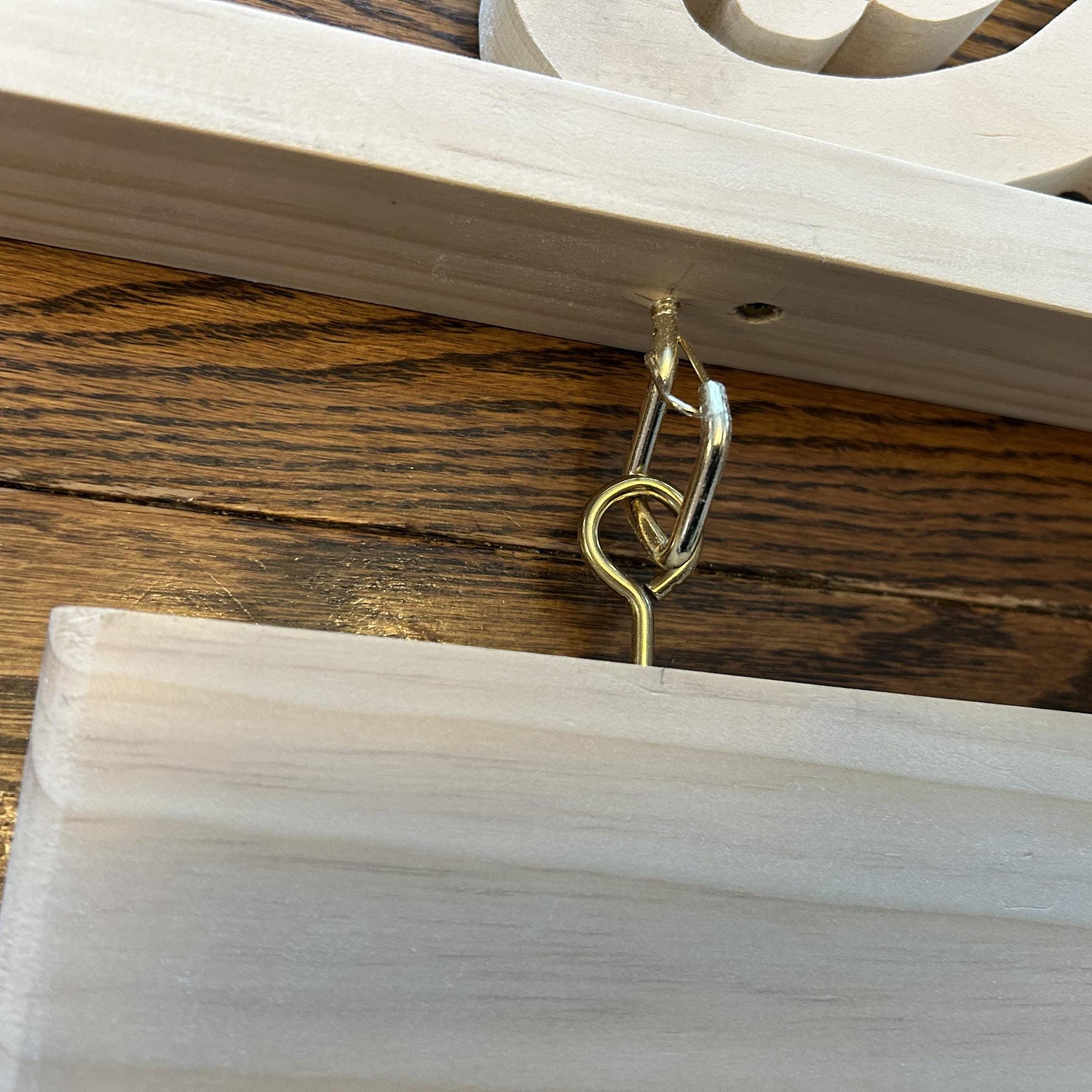 Unfinished Small Wood Vendor Sign – DIY Booth Display With Scroll Work ...