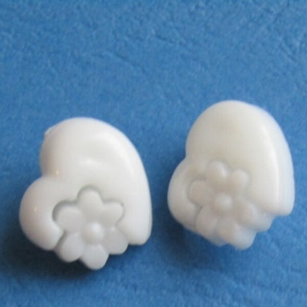 Heart Shaped Button - Etsy