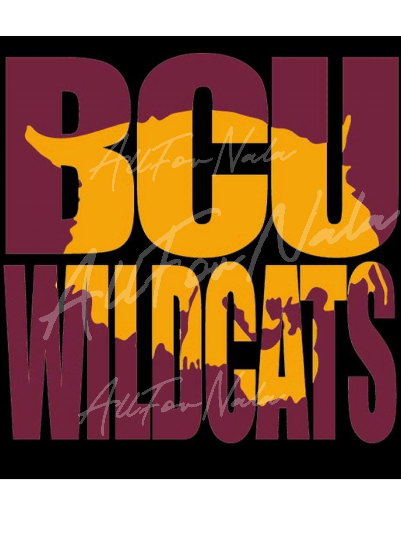 BCU Wildcats Knockout Bethune Cookman University BCC | Etsy