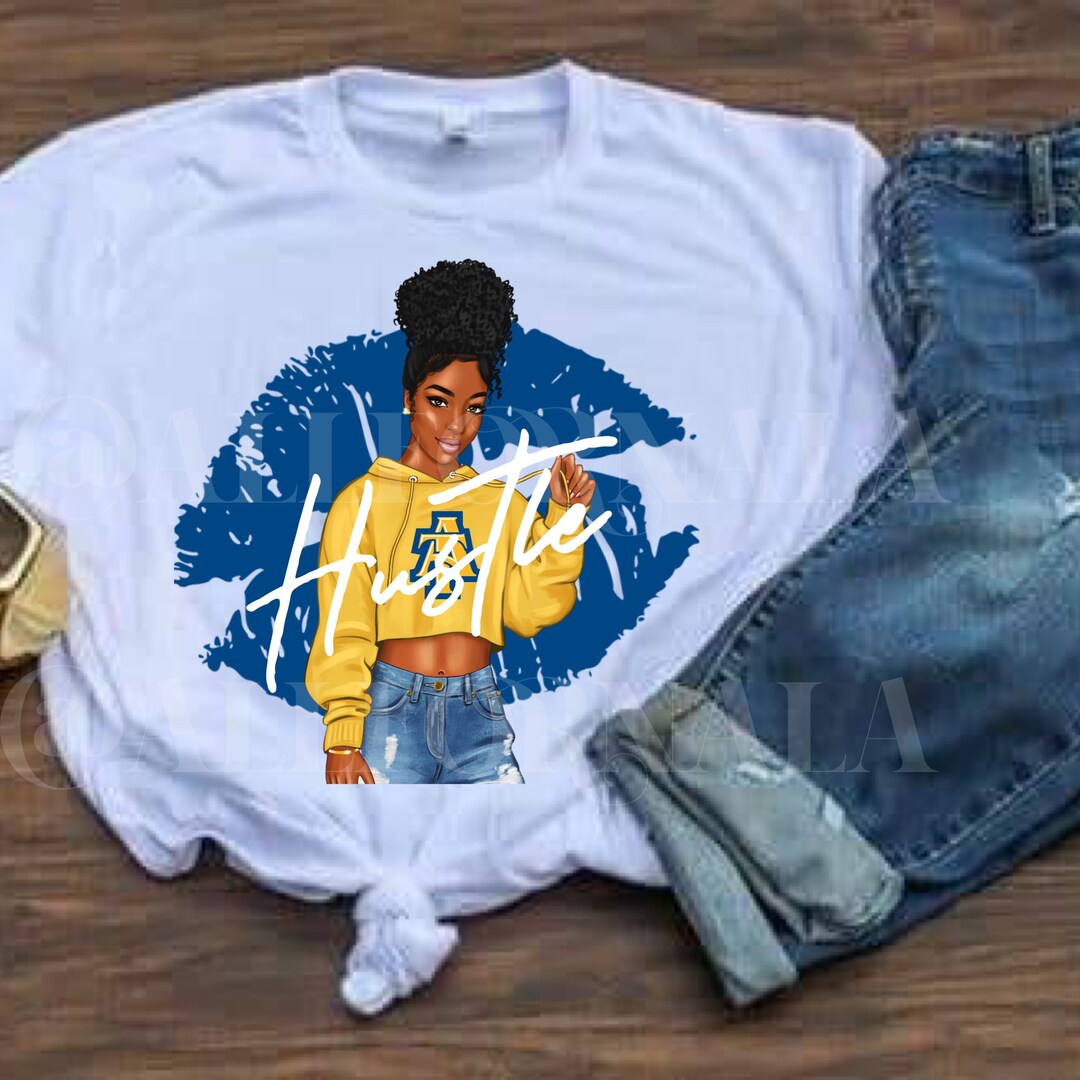 Natural Beauty Afro Puff Hustle Tee - Etsy