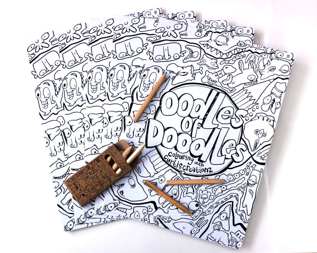 Oodlez of Doodlez Colouring Book - Etsy