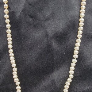 Real Pearl Necklace, Pearl Necklace, Cultured Pearl, Gold Plated Clasp ...