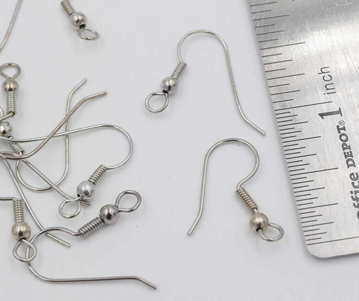 French Ear Wires Hypoallergenic Pierced Ear Wires Surgical - Etsy