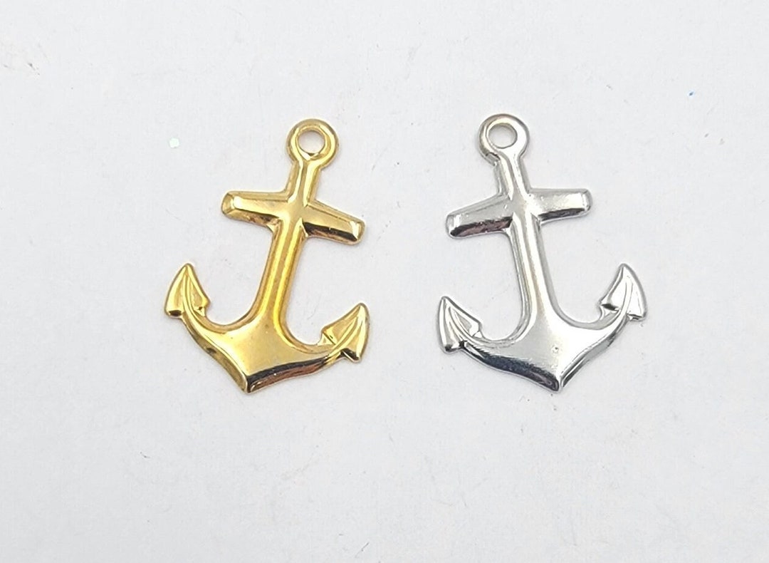 Vintage Anchor Charm, Silver Anchors, Gold Anchors, Sailing Charms ...