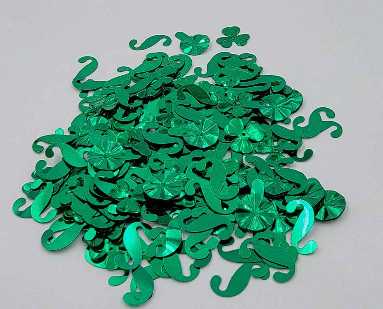 Vintage Sequins Assorted Green Sequins Assorted Vintage - Etsy