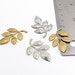 Metal Branch With Leaves, Antique Gold Leaves, Antique Silver Leaves ...