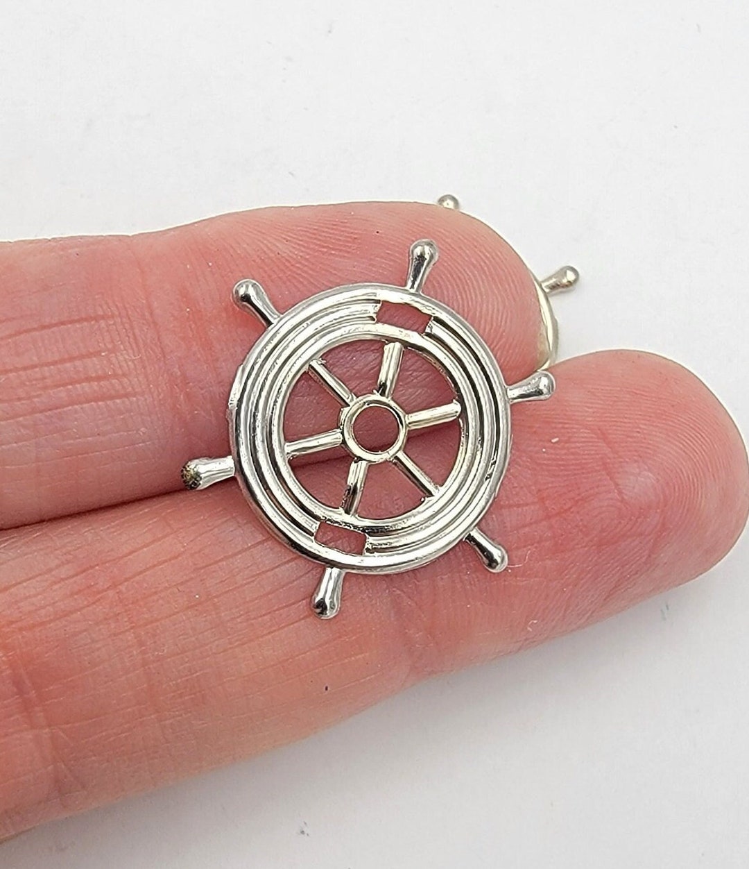 Boat Wheel, Vintage Charm, Ship Helm, Nautical Charms, Ship Wheel Charm ...