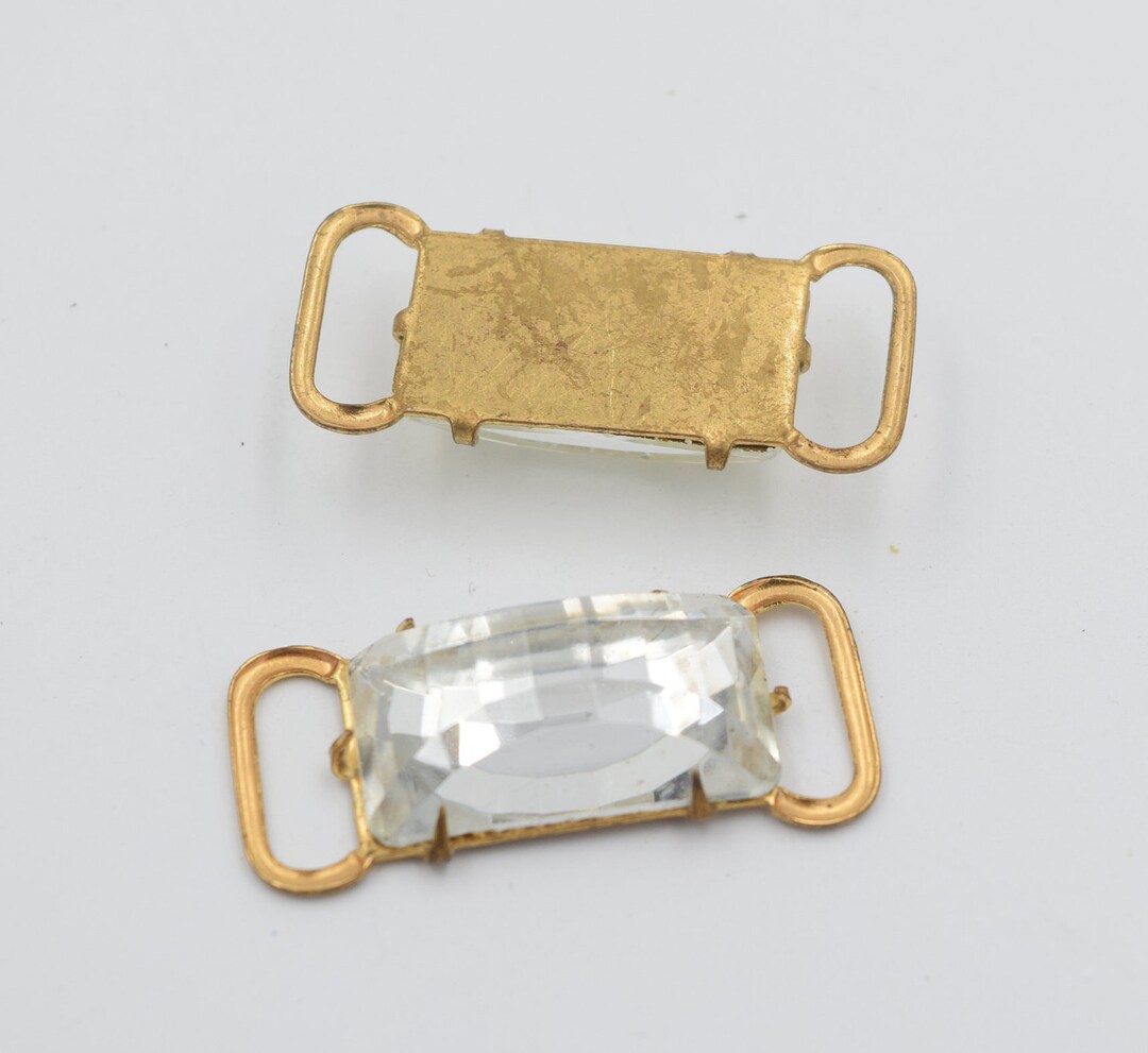 1 Piece, Large Jewel Connectors, 40x15 Mm Rectangle Jewel, Vintage ...
