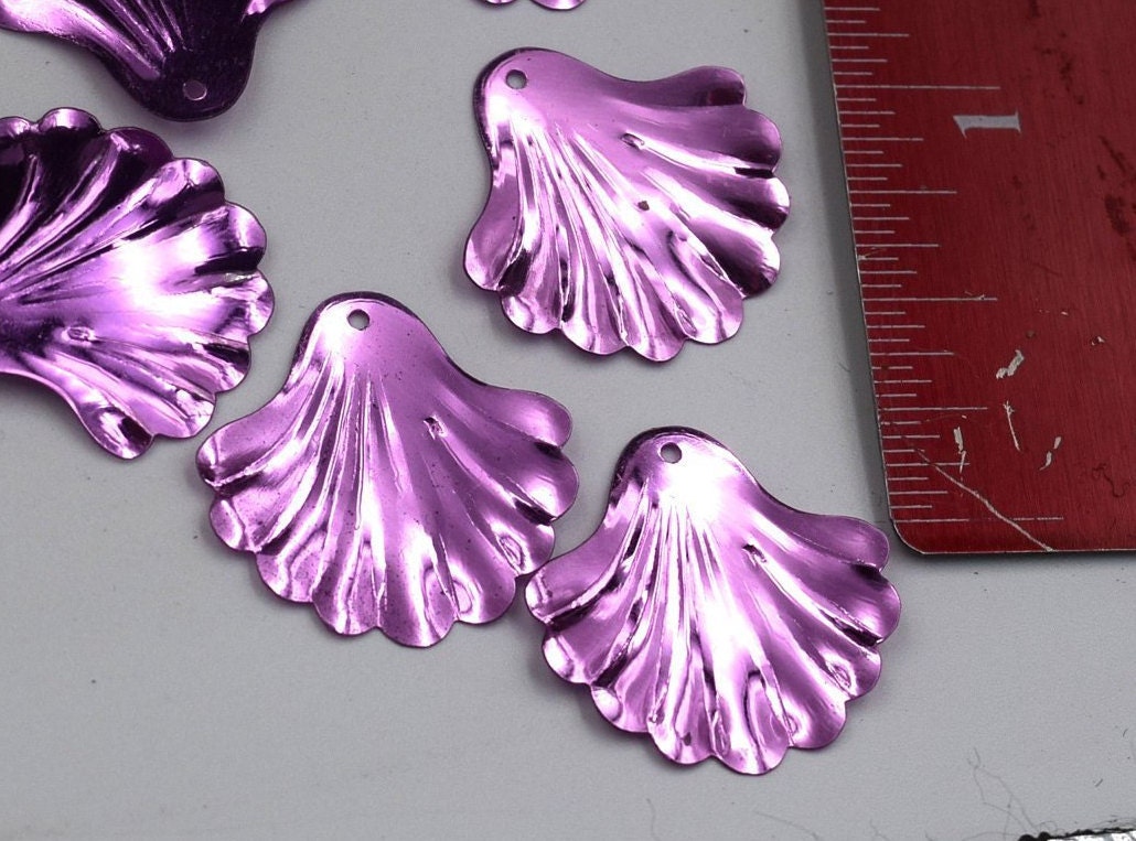 Vintage Shell Sequins 20 Mm Sea Shell Sequins Assorted | Etsy