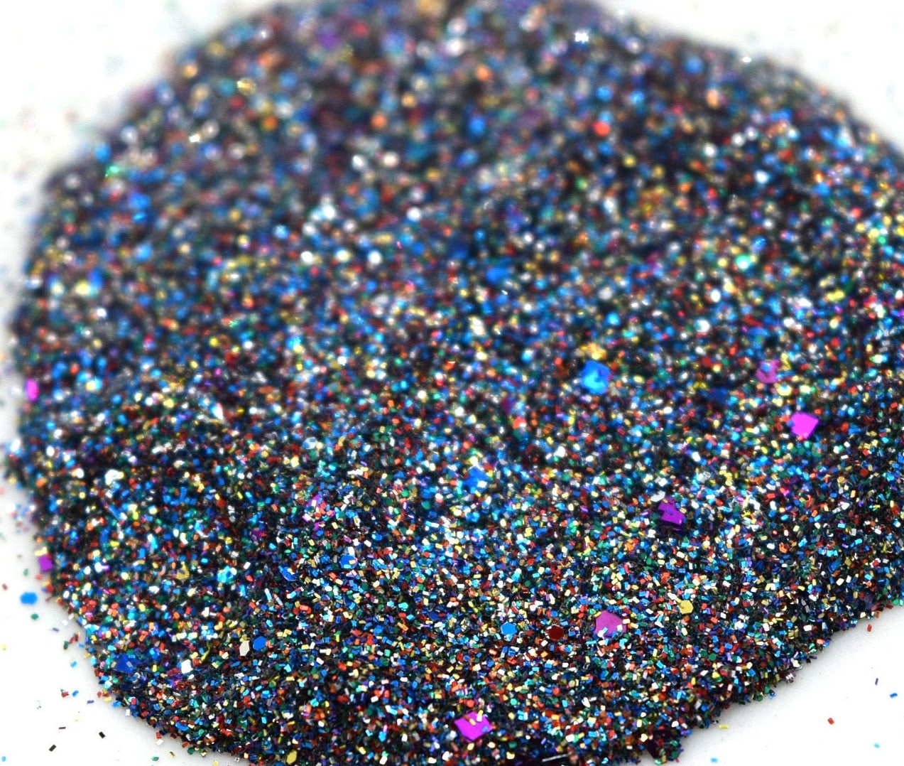 Ultra Fine Glitter, Multi Colored Glitter, Solvent Resistant, Nail ...