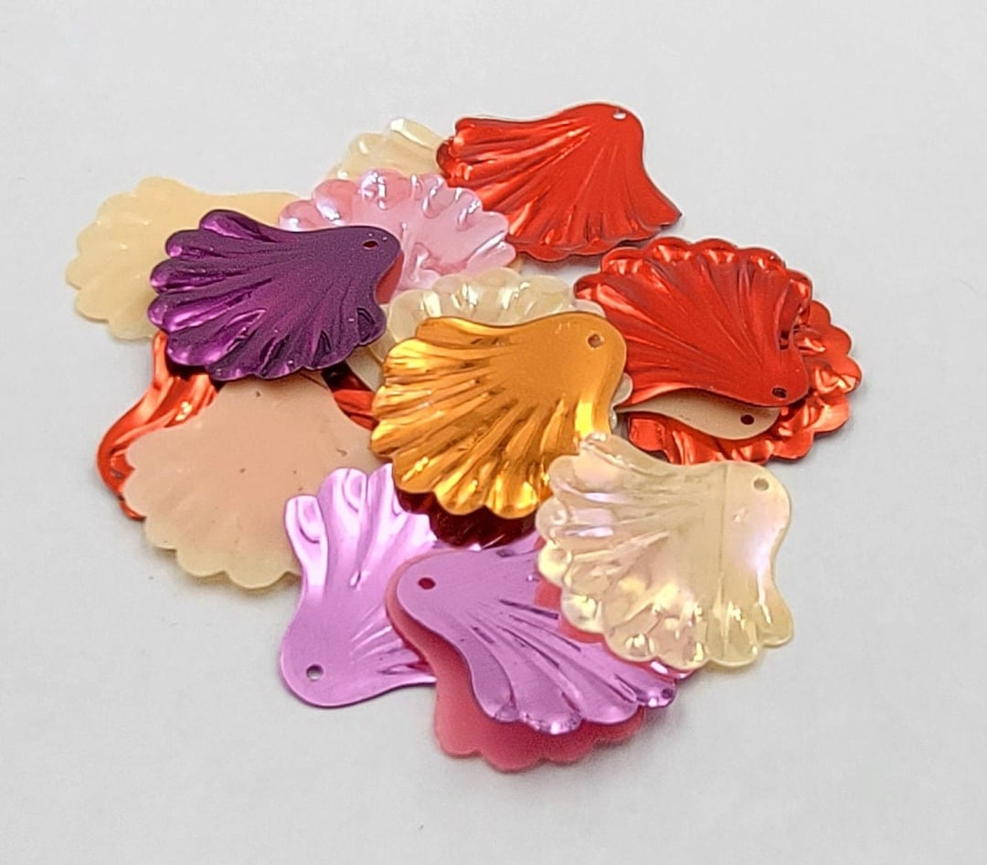 Vintage Shell Sequins, 20 Mm, Sea Shell Sequins, Assorted Colors ...