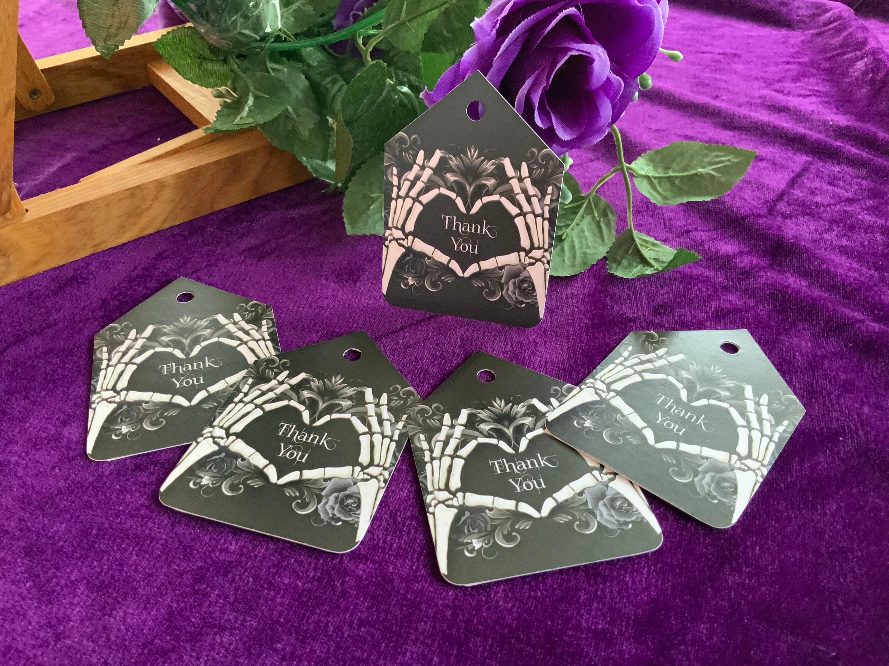 Gothic Wedding Favour and Gift Tags | Etsy