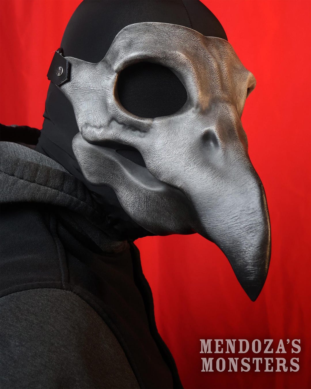 Raven Skull Plague Doctor - Resin Mask With Adjustable Straps and Eye ...