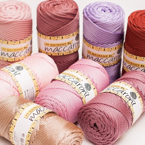 Macrame Cord Thick Macrame Cord 2-3mm Macrame Yarn Diva - Etsy