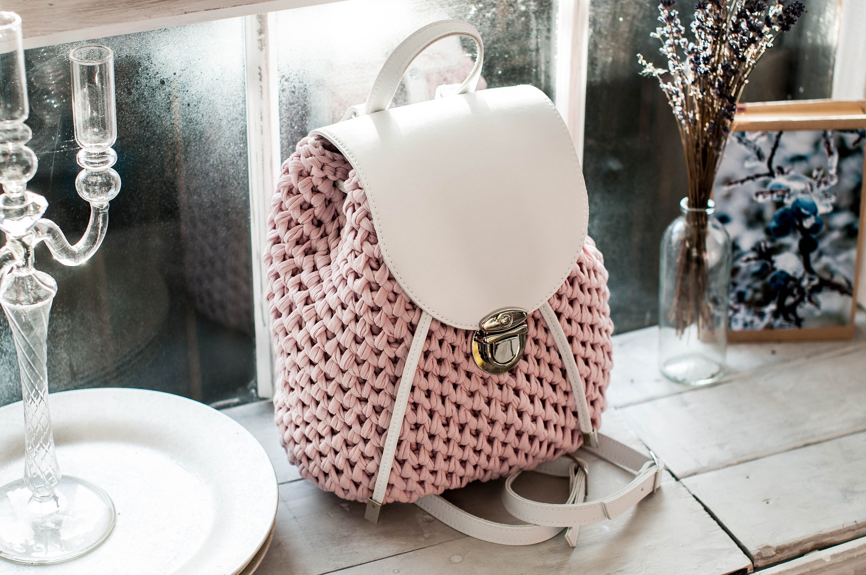 Knitting Backpack - Etsy