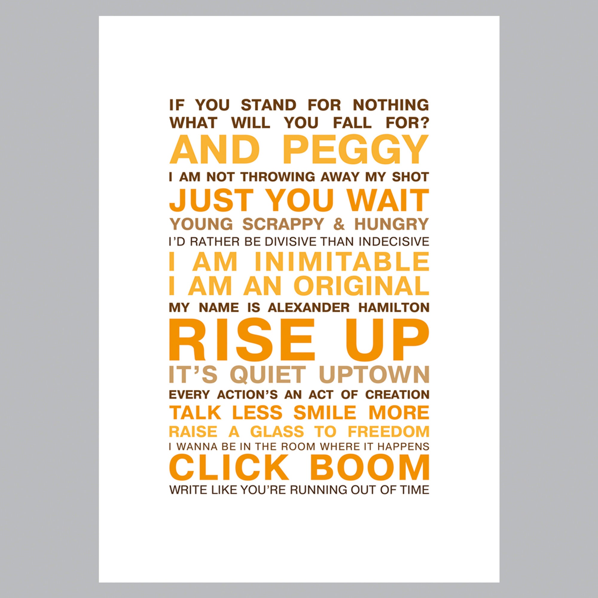 Hamilton Quotes Digital Print . Printable Wall Art . Instant Digital ...