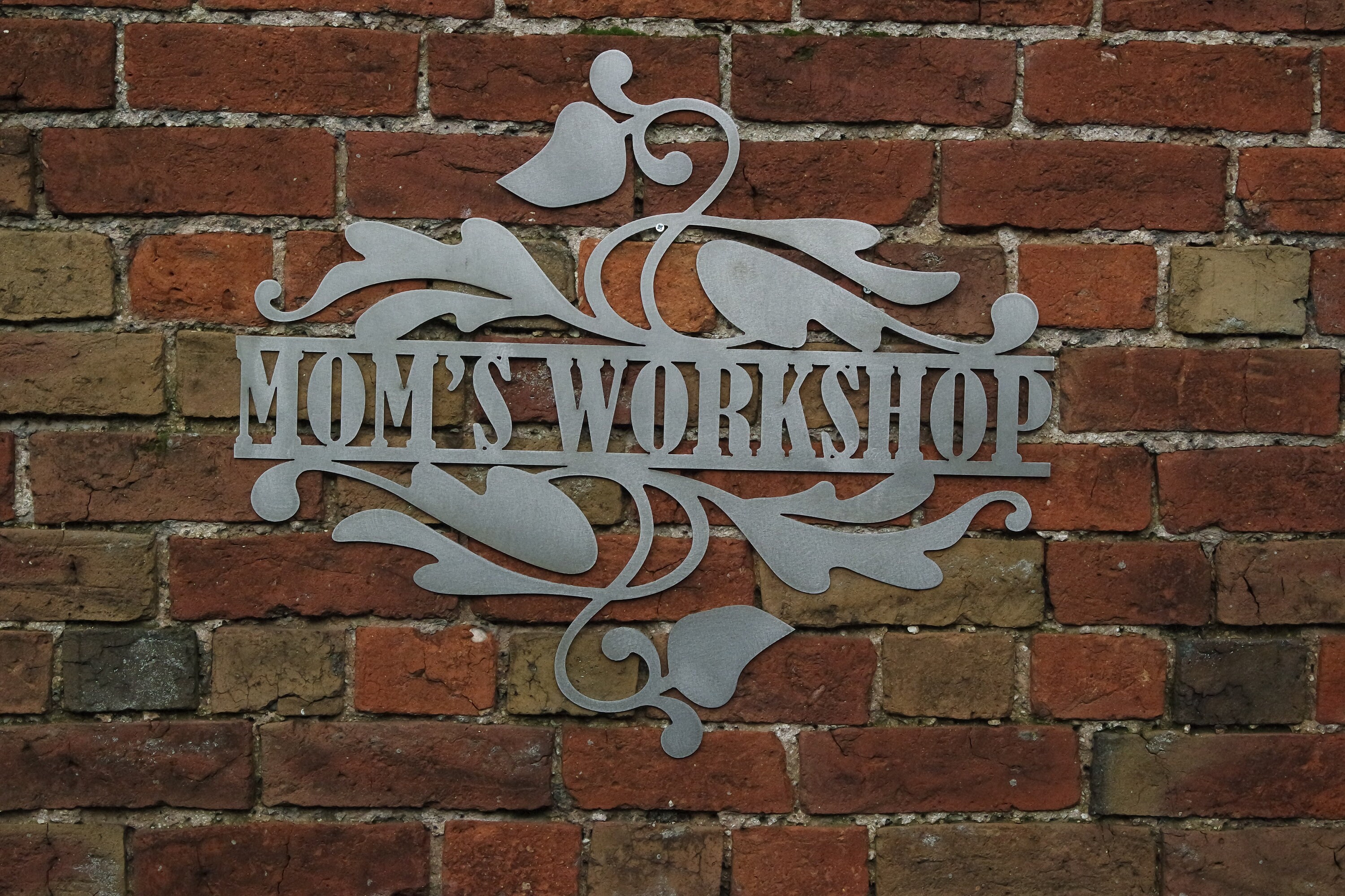 Mom's Workshop Sign - Etsy