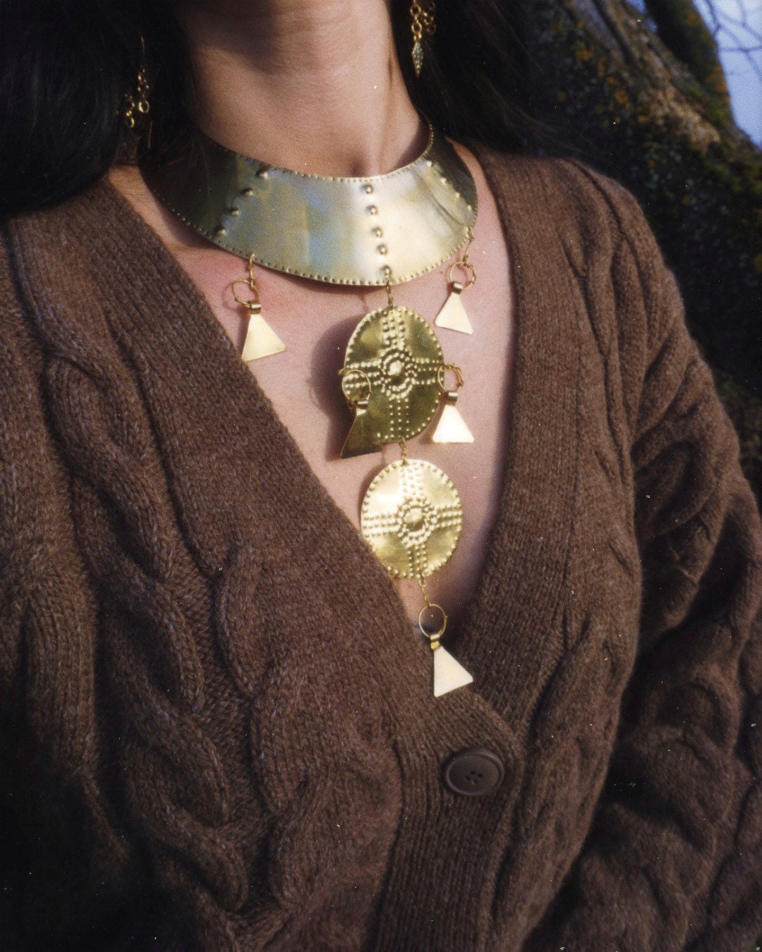 Bronze Age Shields Necklace Nordic Norse Collar - Etsy Sweden