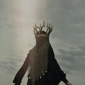 Beltane II Headpiece, Horns Headband, Larp Accessories, Shaman Mask ...