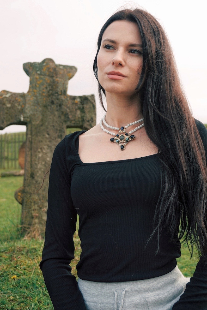 Leofflæd Anglo-saxon Bizantyne Inspiration Necklace | Etsy