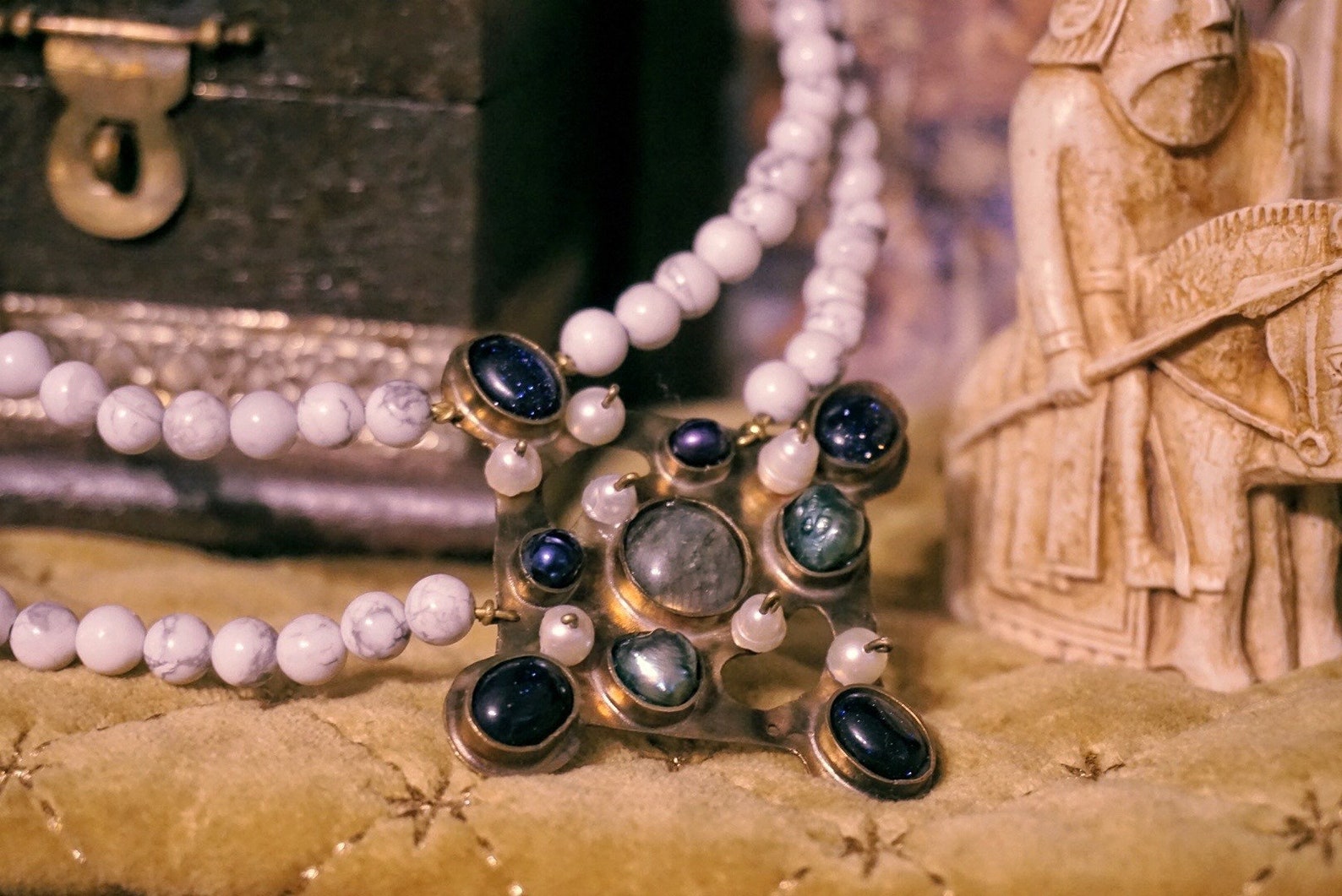 Leofflæd Anglo-saxon Bizantyne Inspiration Necklace | Etsy