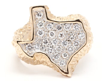 Diamond Texas Ring - Etsy
