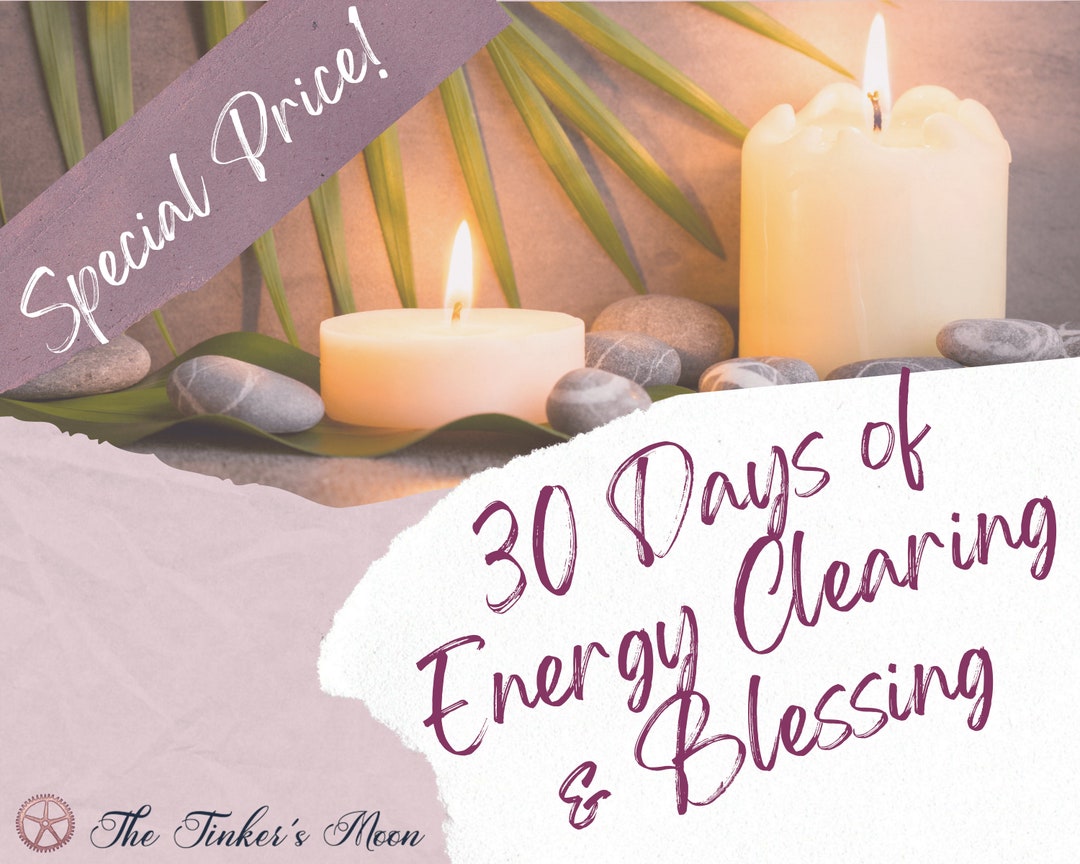 30 Days of Energy Clearing no Notes Remove Energy Blocks - Etsy
