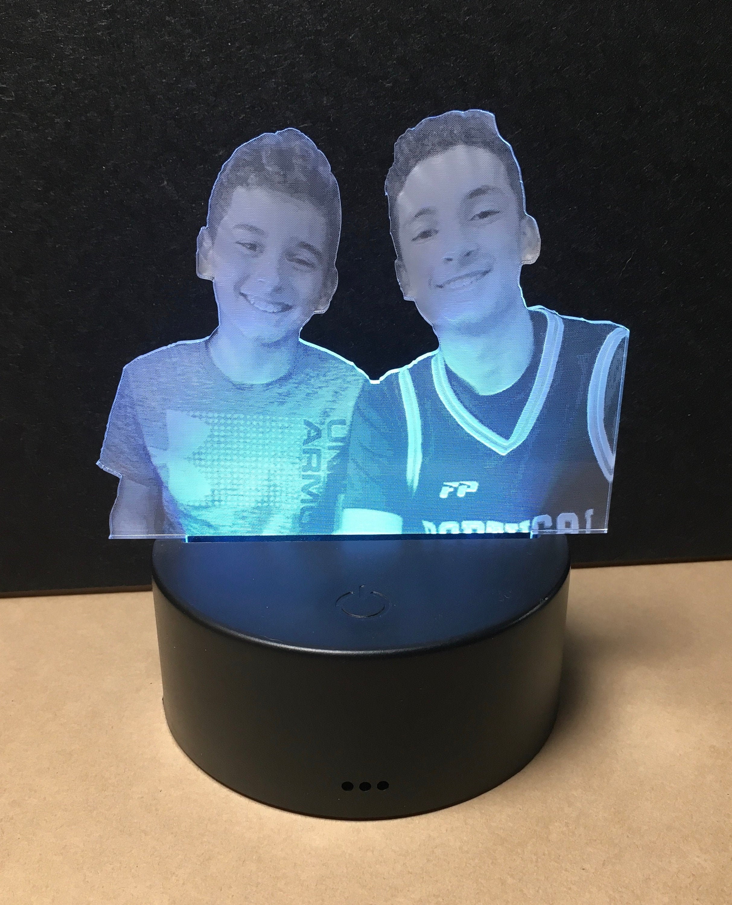 Custom Photo Multicolor Acrylic Night Light 3d Illusion Photo - Etsy