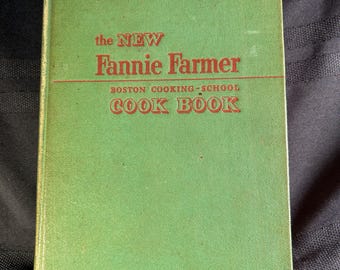 The New Fannie Farmer Boston Cooking School Cookbook Ninth Edition by ...
