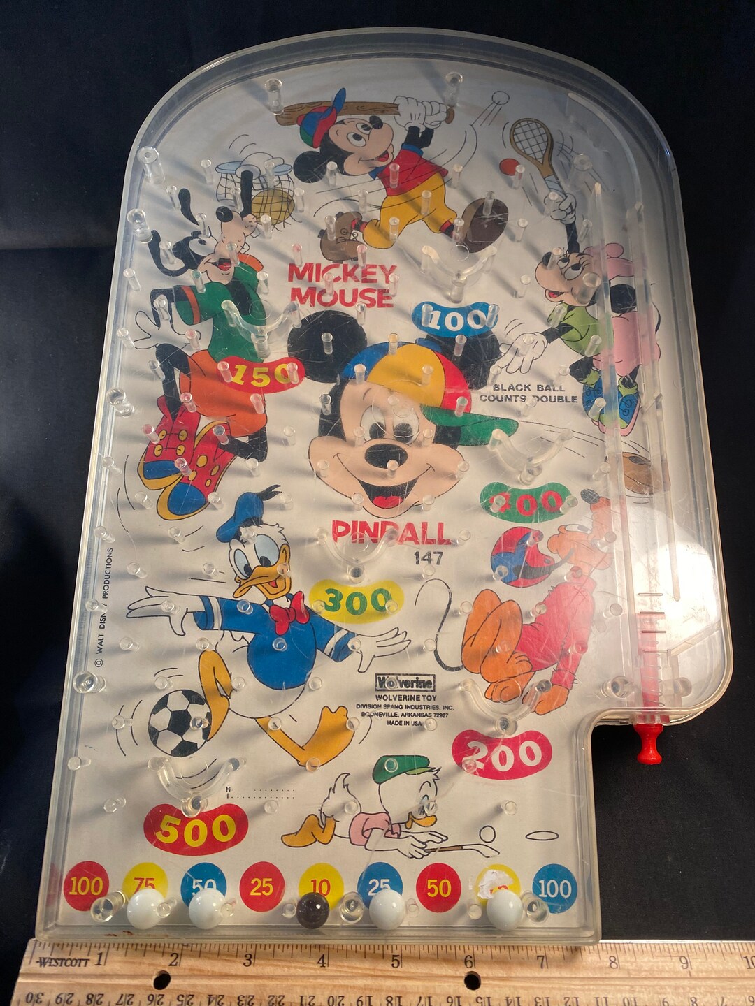 Vintage Mickey Pinball Game - Etsy