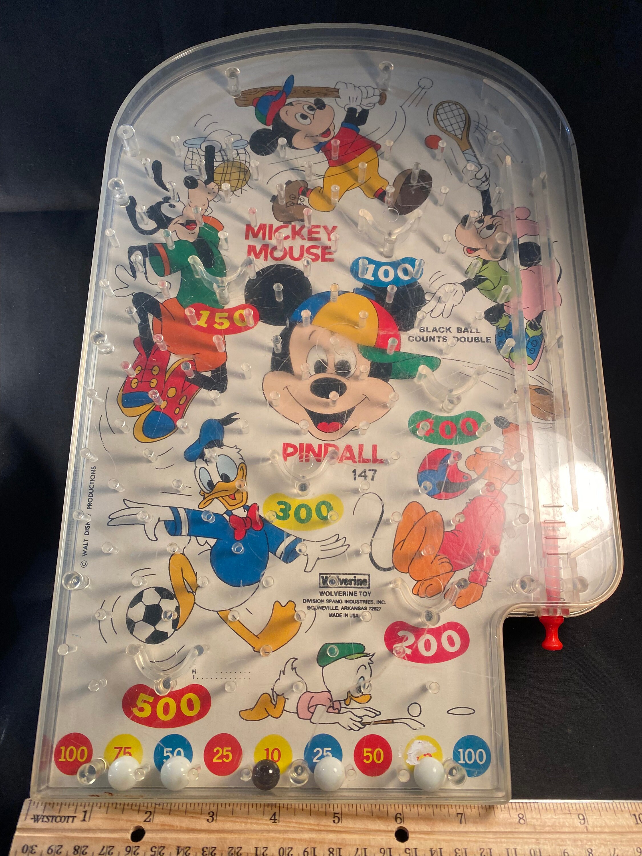 Vintage Mickey Pinball Game - Etsy