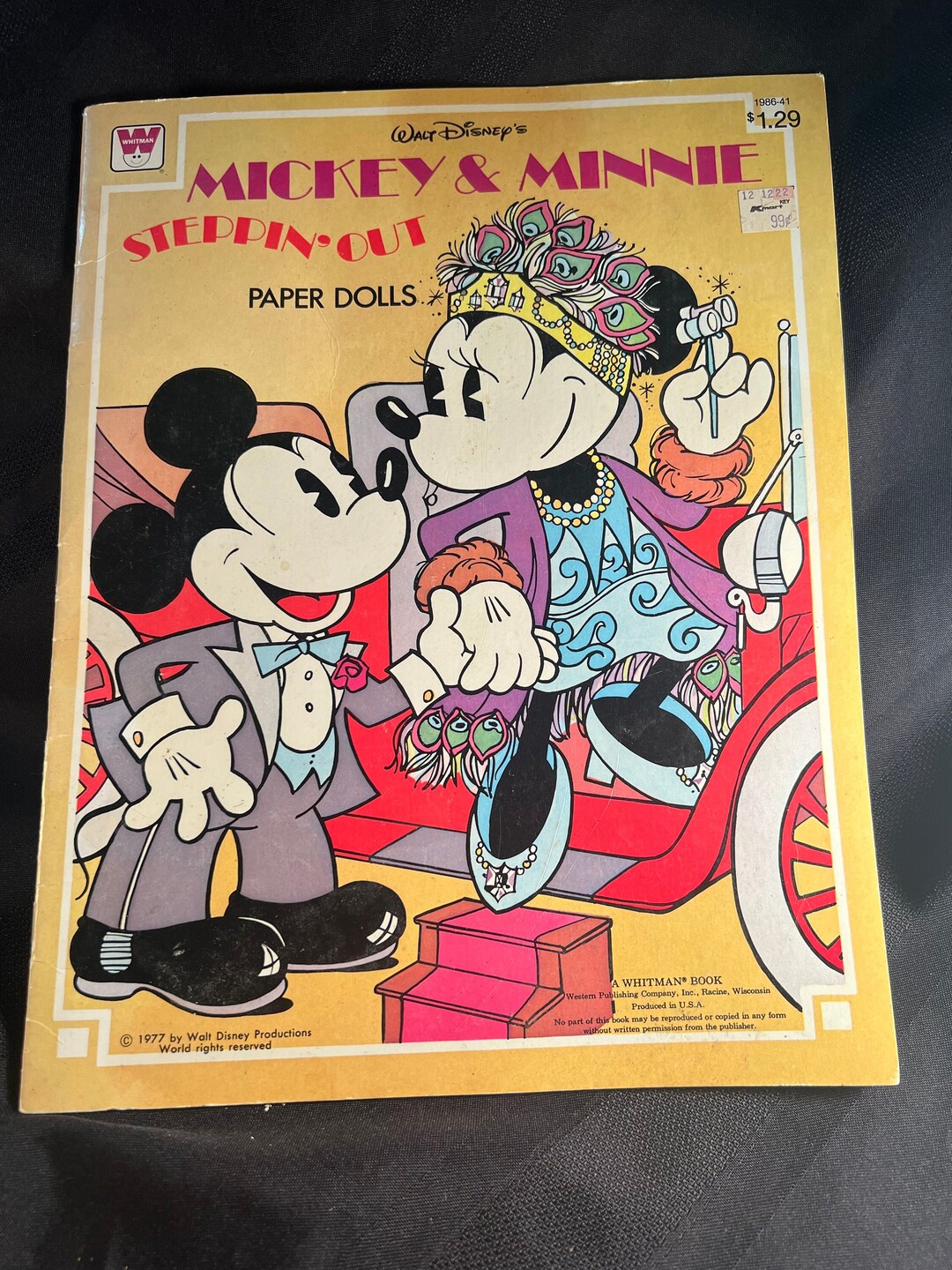 Mickey and Minnie Steppin' Out Paper Doll Book, Unused, Vintage Paper ...