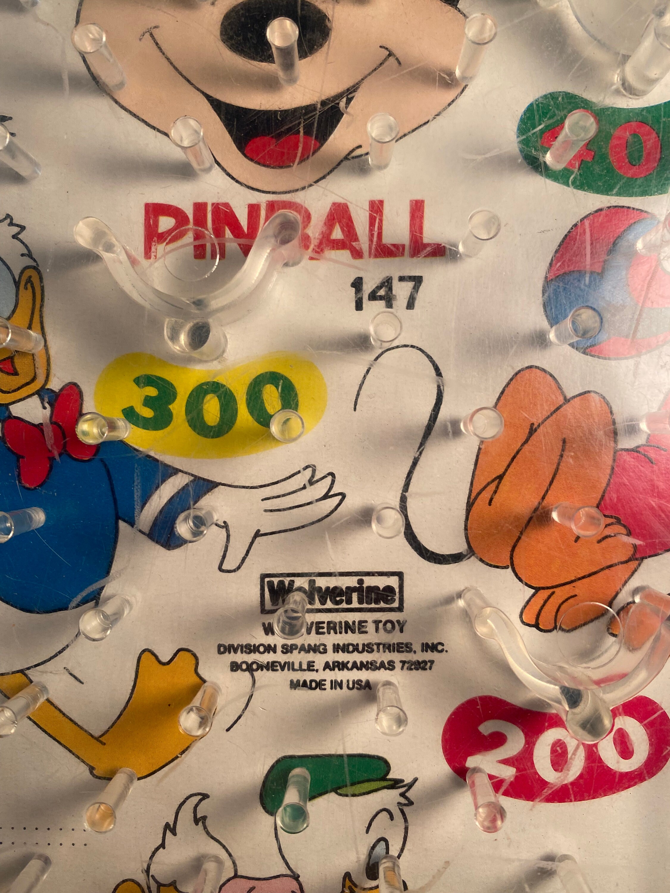 Vintage Mickey Pinball Game - Etsy