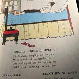 Vintage “the Real Mother Goose” Hardcover Book - Etsy