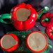 Vintage Tomato Tea Set - Etsy