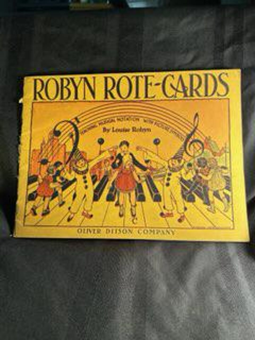 Vintage ROBYN ROTE-CARDS Music Teaching Booklet by Louise Robyn ...