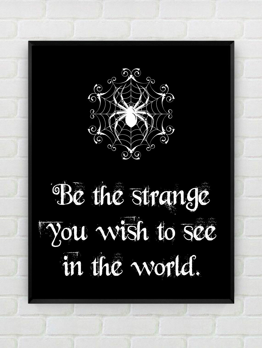 Gothic Print Gothic Home Decor Goth Home Decor Nu Goth - Etsy