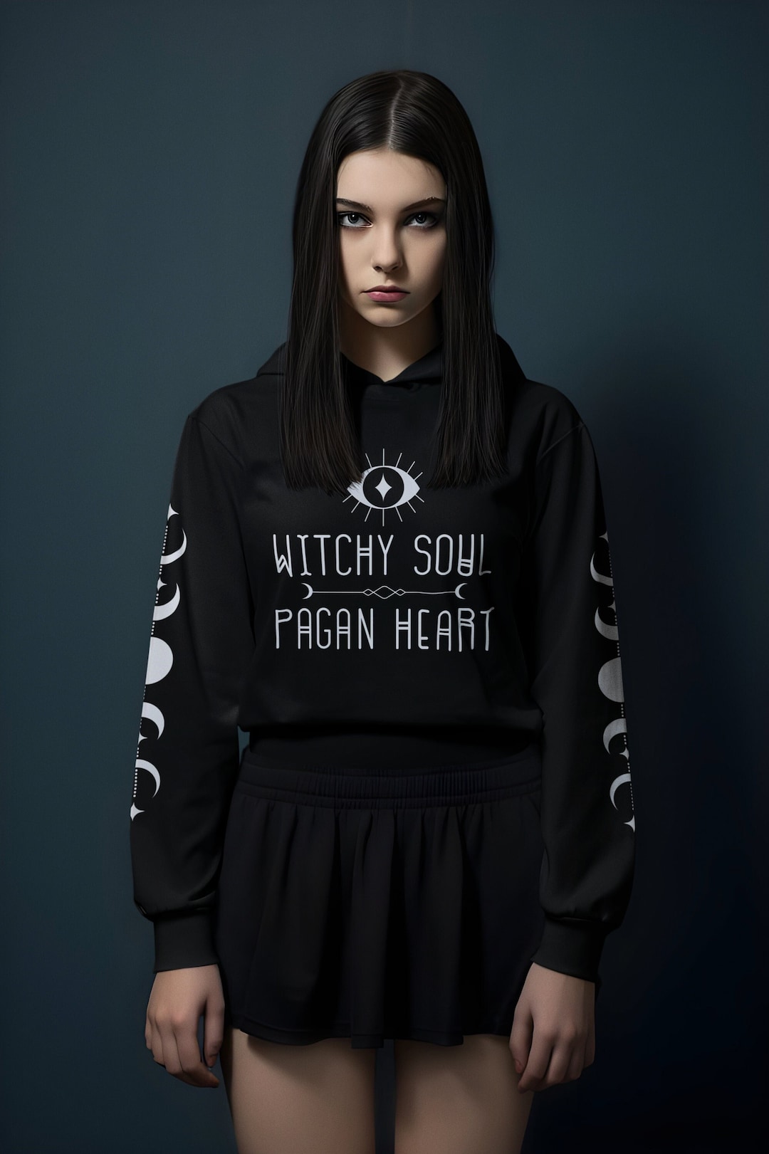Enchanting Witchy Soul: Pagan Heart Hoodie Wiccan, Dark Academia, Cozy ...
