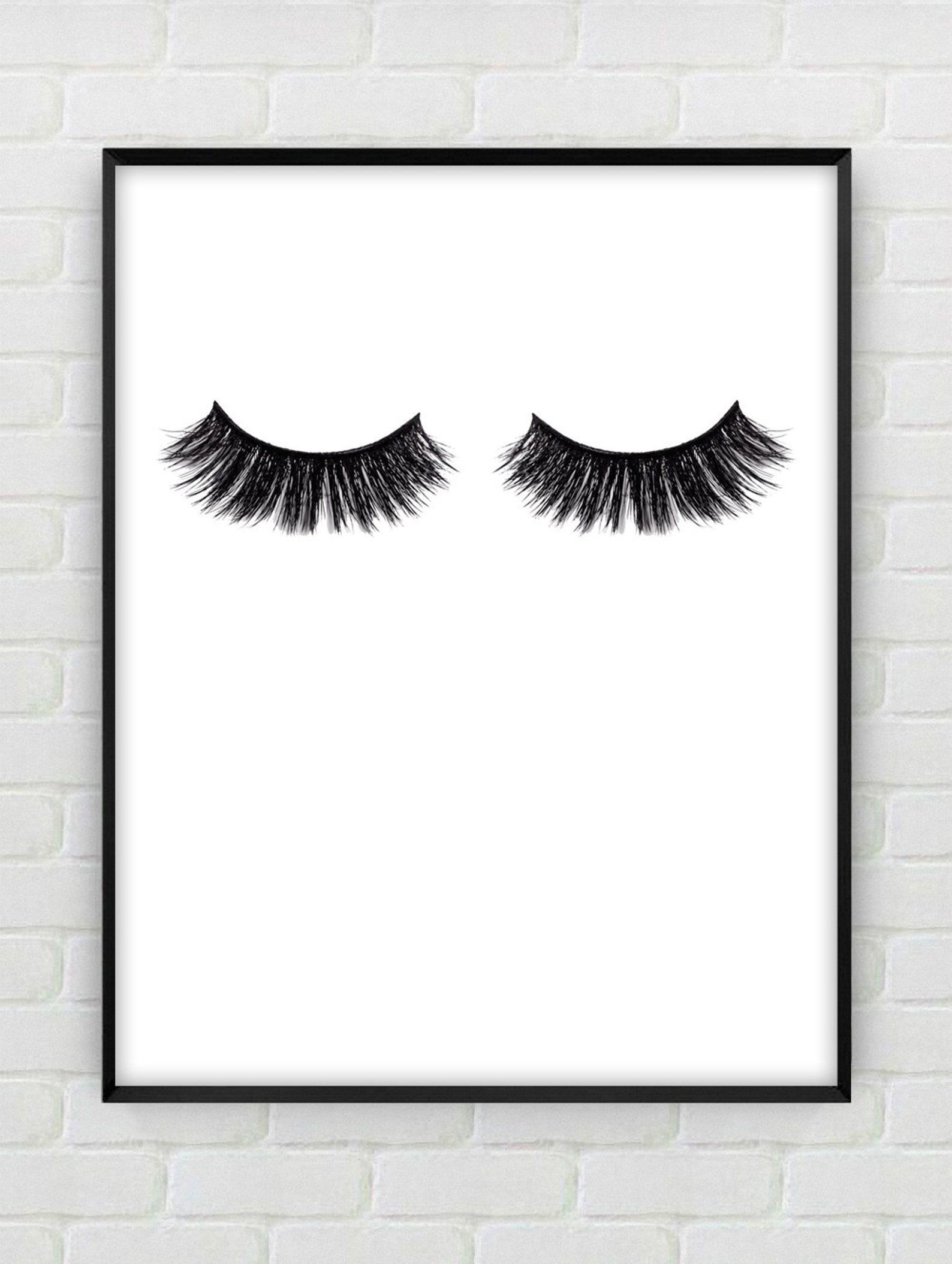 Eyelash Wall Art Fashion Poster Makeup Wall Art Makeup - Etsy
