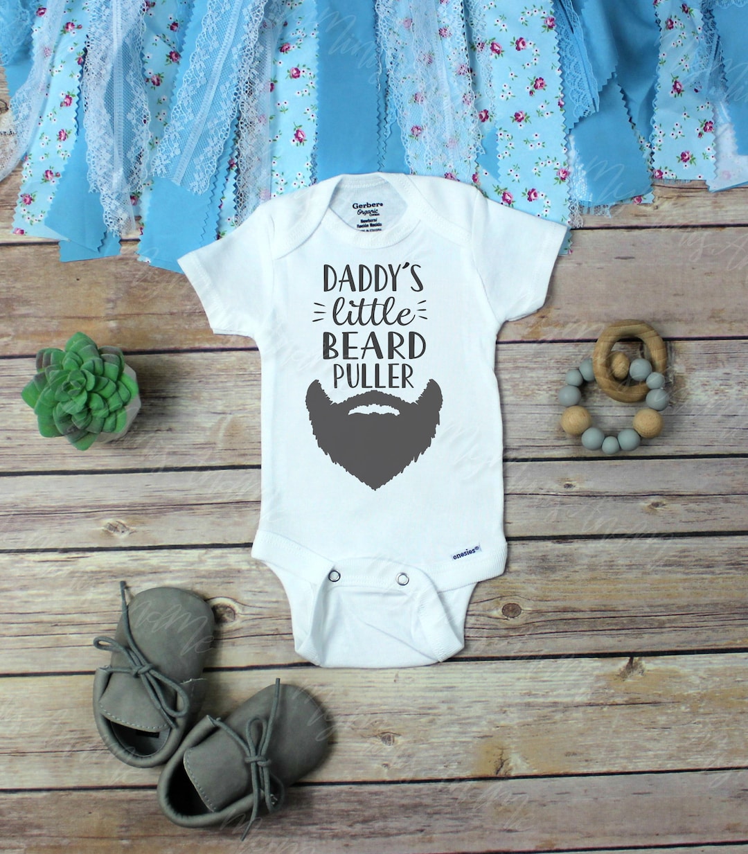 Daddy's Little Beard Puller Onesie® - Etsy