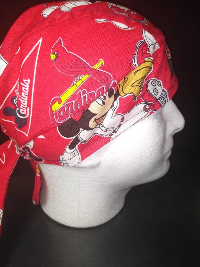 St Louis Cardinals Disney Durag Skull Cap Helmet Lined Du Rag - Etsy