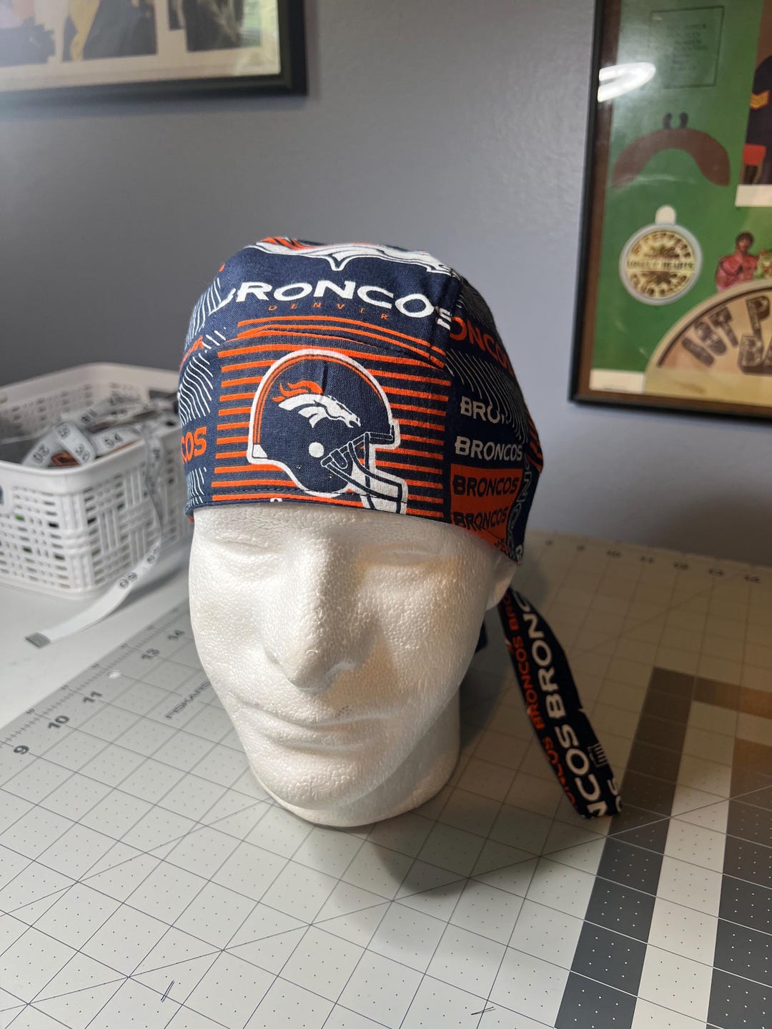 Denver Broncos, Broncos, Durag, Skull Cap, Du Rag, Hat, Chemo Cap ...