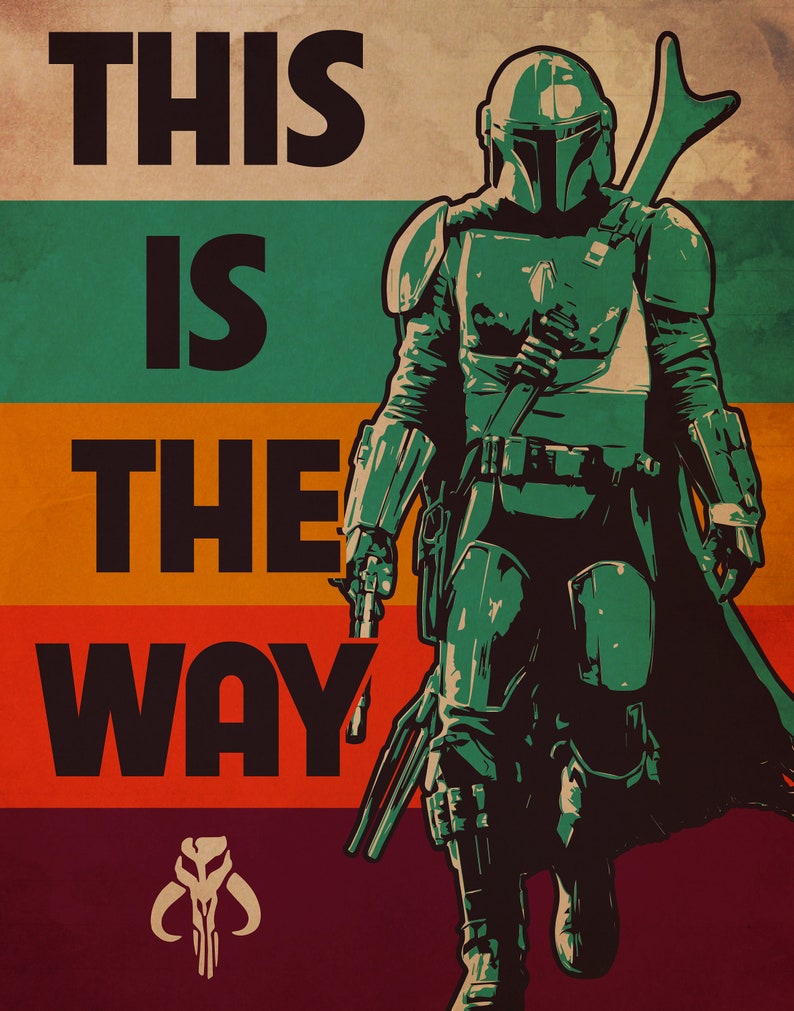 Mandalorian 11x14 This is the Way Digital Print - Etsy