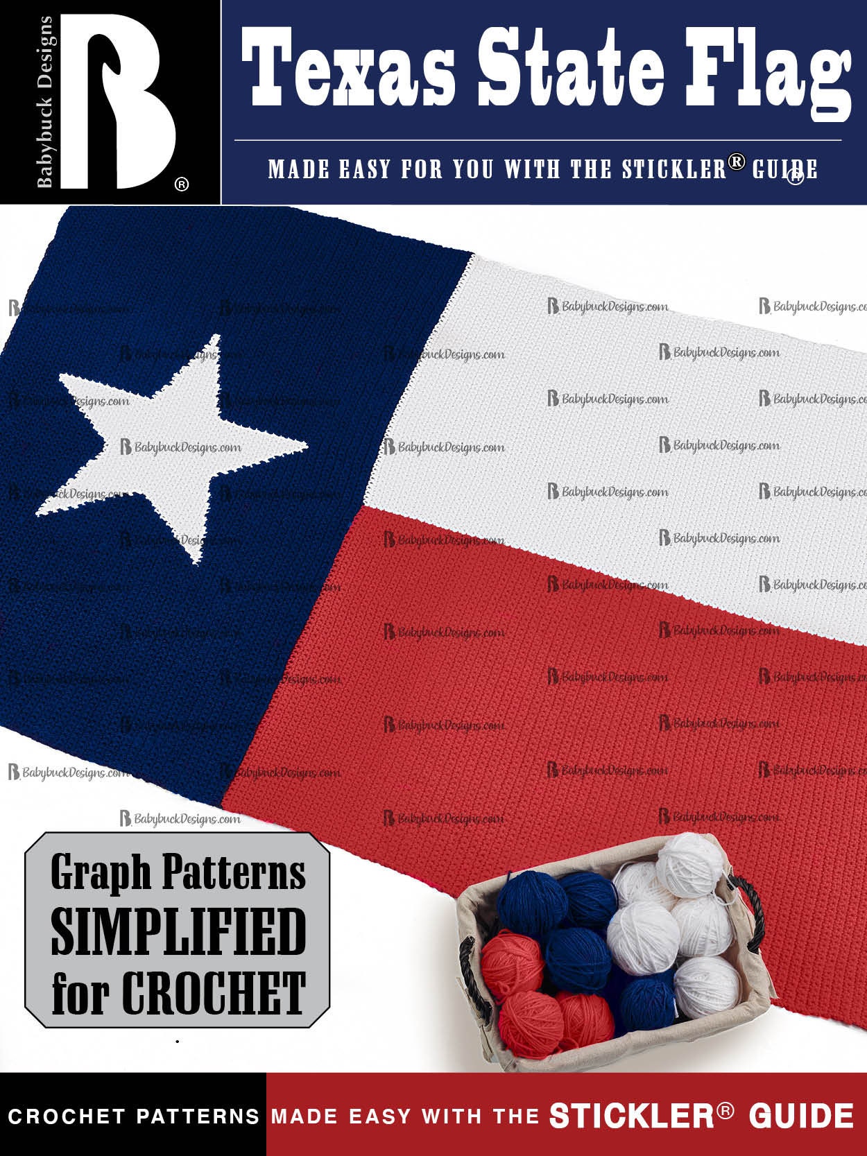 Republic of Texas - Lone Star State Flag Afghan Pattern - Fun and Easy ...