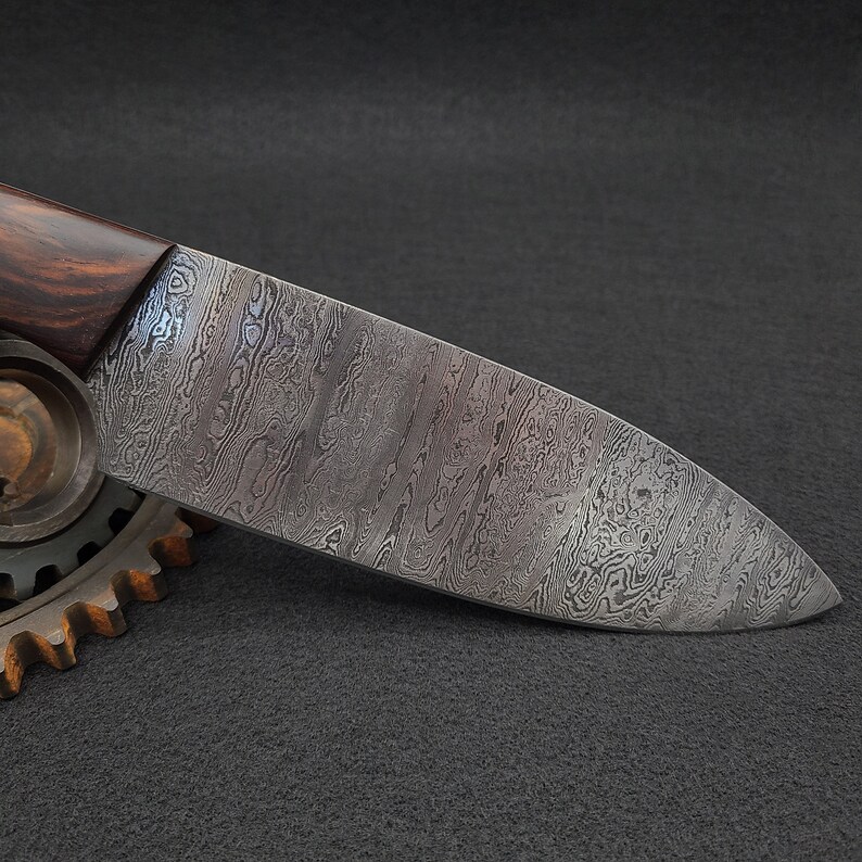 Chef Knife - Damascus - Ladder Pattern - Etsy