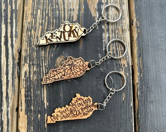 Kentucky Keychain - Etsy