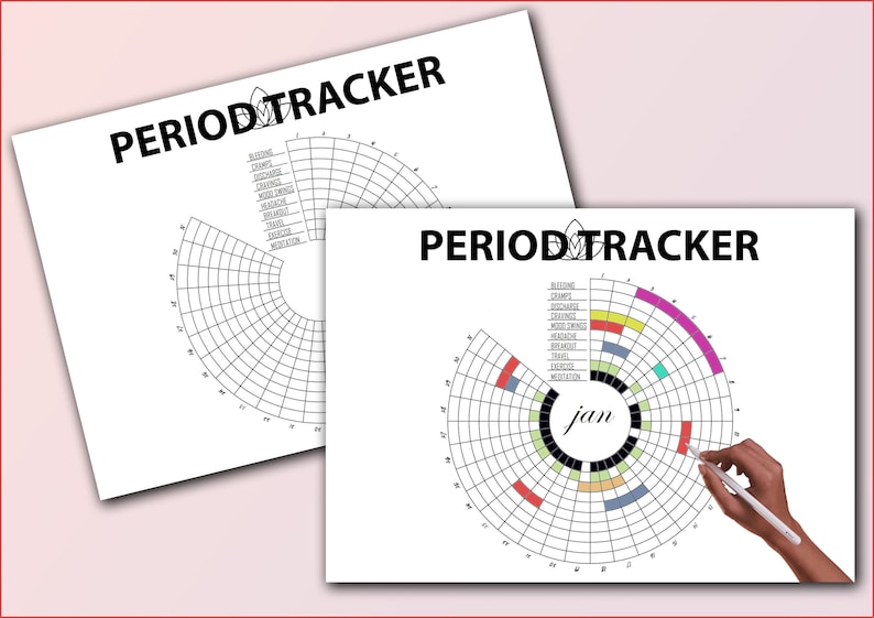 Printable Period Tracker – Instant Download! - Etsy