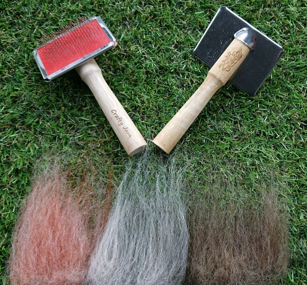 Crafty Jam Lightweight Mini Hand Carders Wool Felting Blending Spinning ...